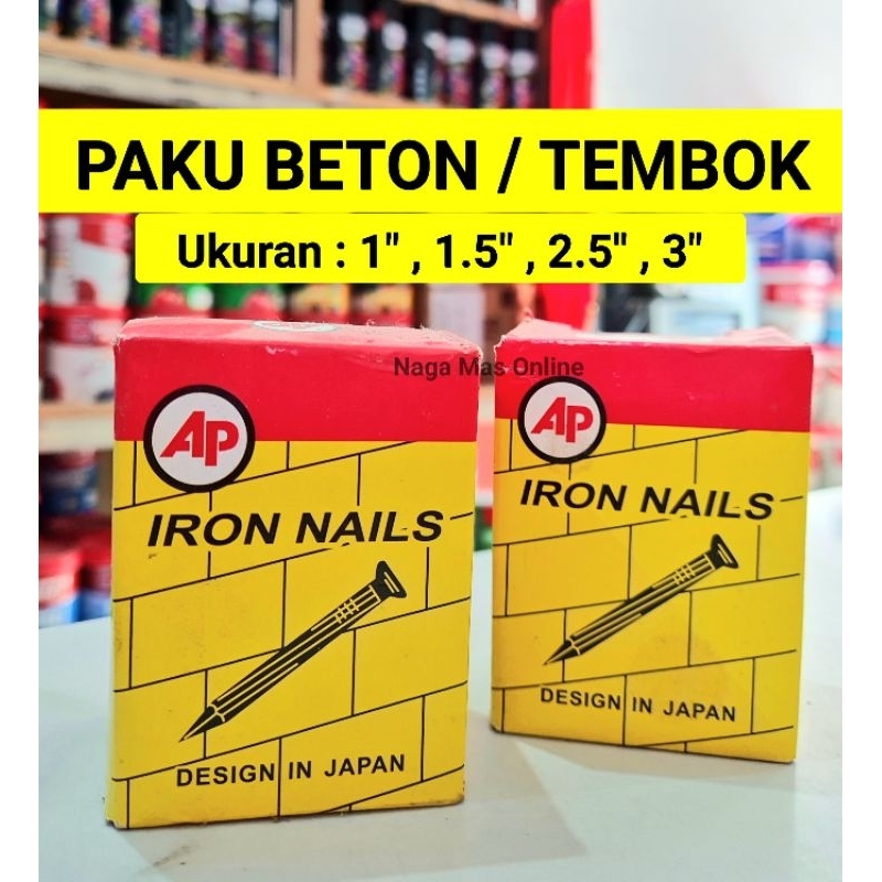 Jual PAKU BETON 1 INCI SAMPAI 3 INCI JUAL PER KOTAK/ PAKU TEMBOK / IRON ...