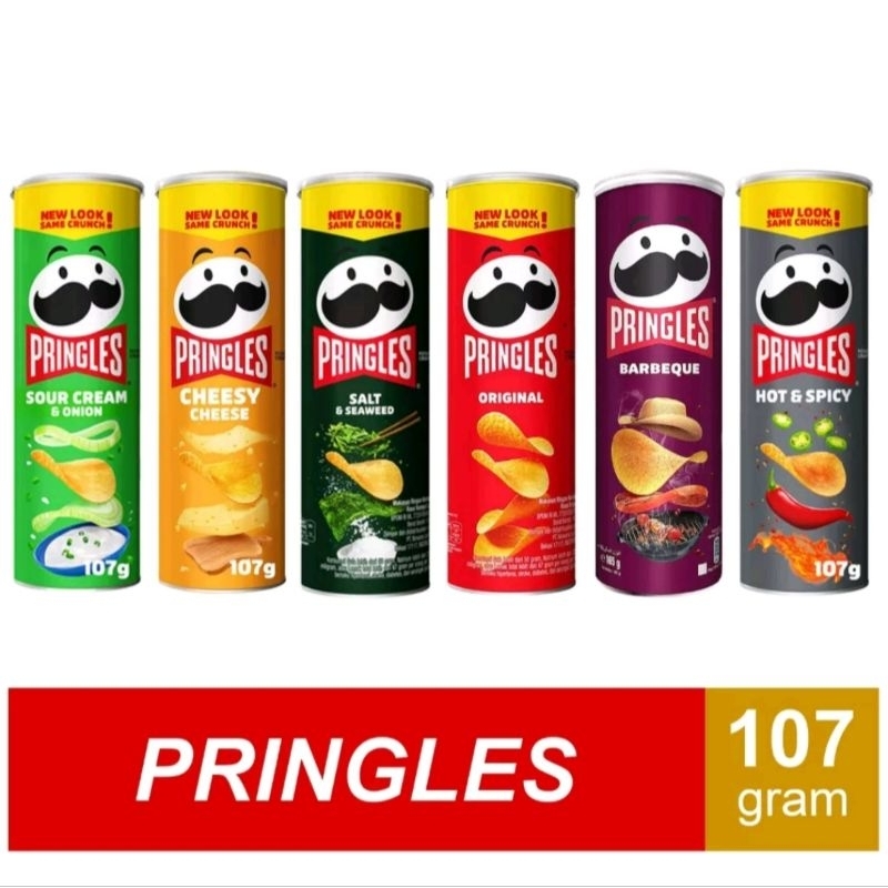 Jual pringles 107gram kemasan besar | Shopee Indonesia