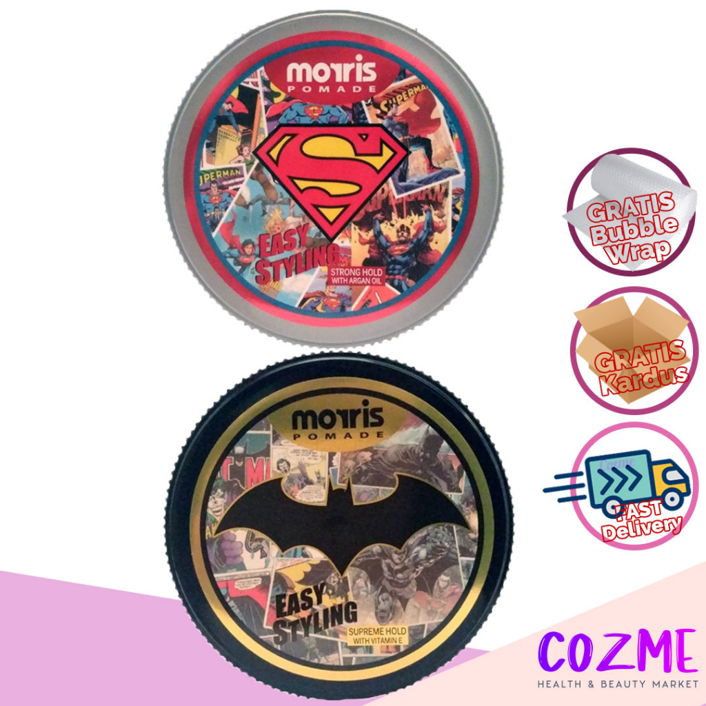 Jual MORRIS Pomade Easy Styling Superhero Series 80gr | Shopee Indonesia
