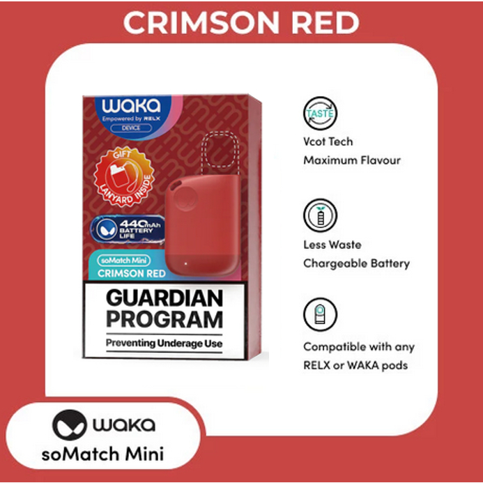 Jual WAKA soMatch Mini Device - Crimson Red | Shopee Indonesia