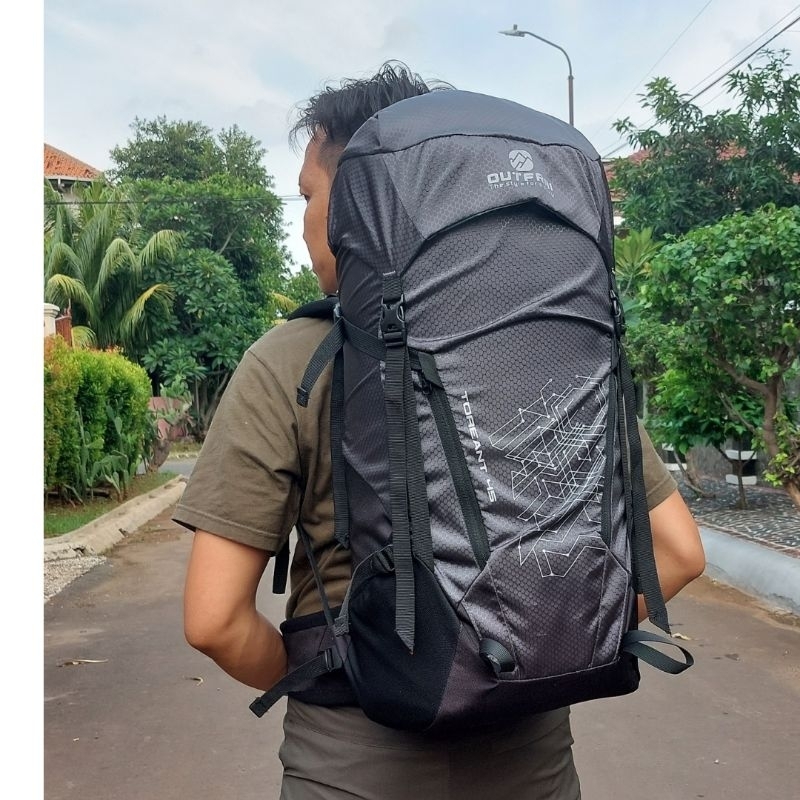 Jual Carrier 45 Liter Tas Gunung Pria Wanita Carier Tas Hiking Outdoor Keril Murah Tas Ransel ...