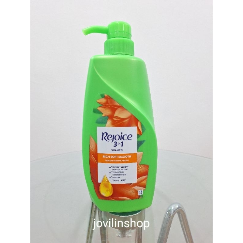 Jual Rejoice Shampoo Rich Soft Smooth 600ml | Shopee Indonesia