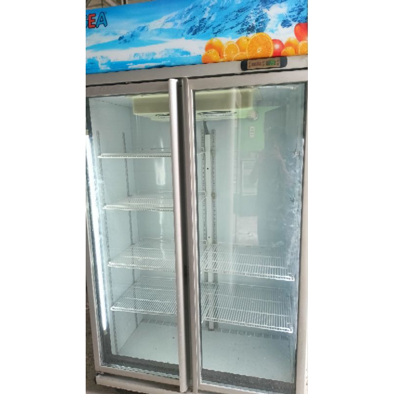 Jual SECOND/BEKAS SHOWCASE 2 PINTU MERK GEA/DISPLAY CHILLER GEA ...