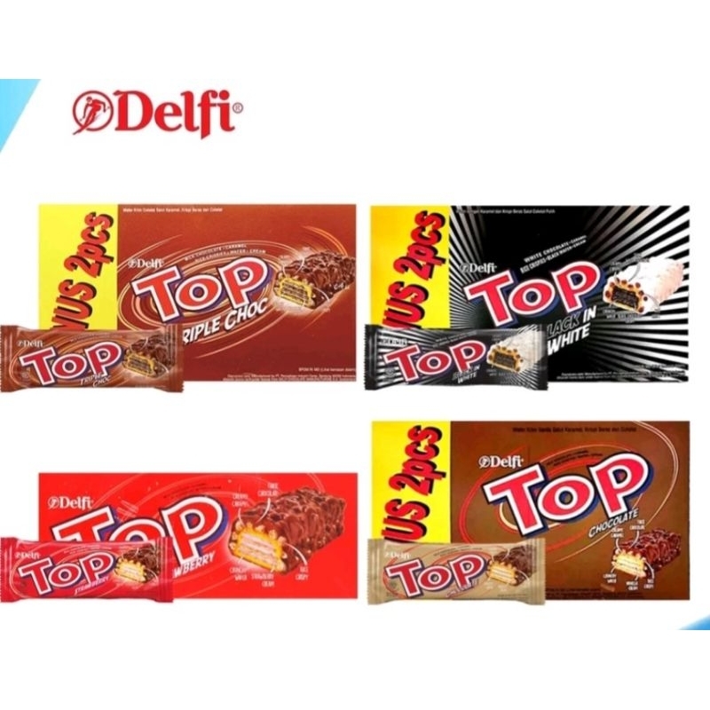 Jual Delfi Top Coklat 26 Pcs x 9gr All Variant( Bonus 2 pcs / Box ...