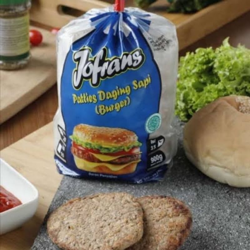 Jual Jofrans Beef Patties 900gr isi 15 | Shopee Indonesia