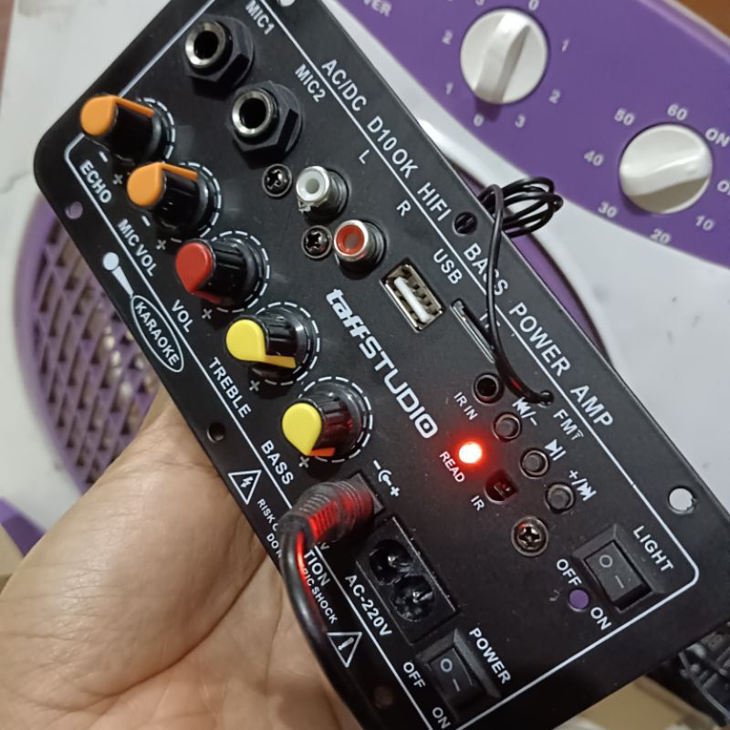 Jual Power Amplifier Bluetooth 400W Siap Pakai Bisa Aki 12v dan Listrik ...