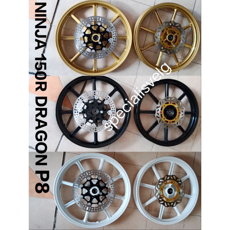 Jual VELG PELAK V ROSSI V ROSSY PALANG 8 P8 NINJA 150R / NINJA 150 SS ...