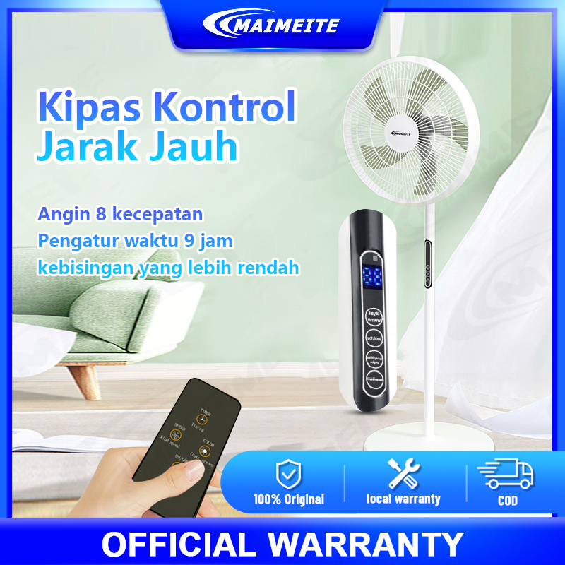 Jual MAIMEITE Kipas Angin berdiri / Stand Fan / Kipas Listrik Senyap ...
