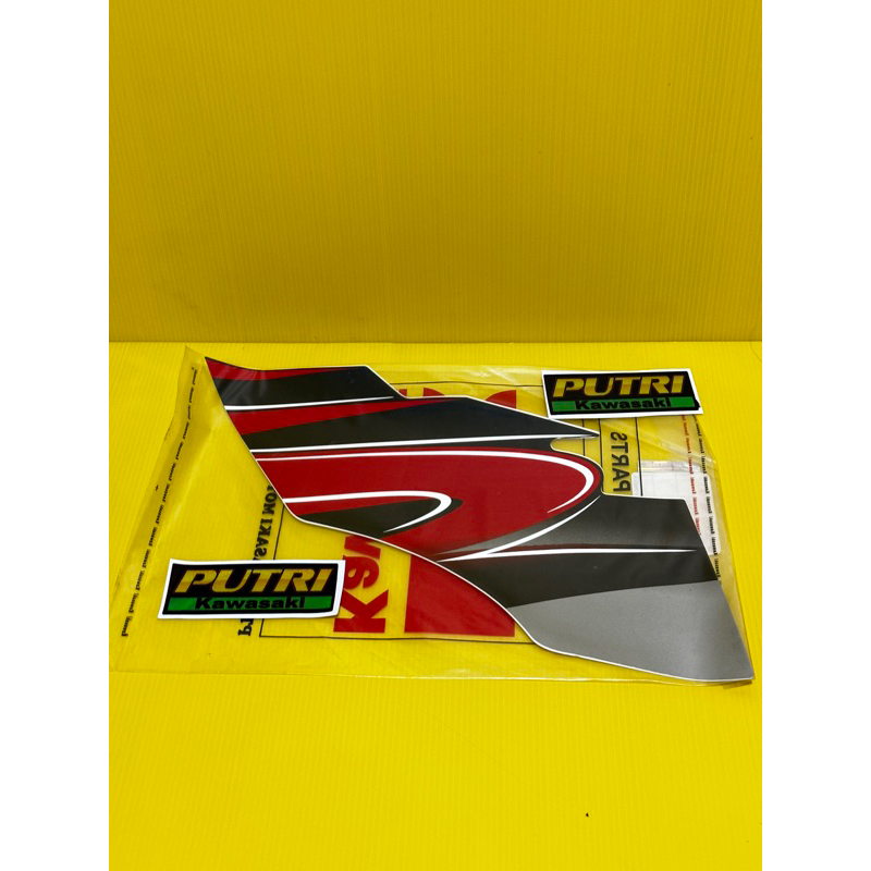 Jual stiker sticker striping tangki ninja kis 2002 hitam kirioriginal ...