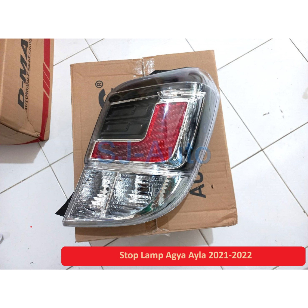 Jual Stop Lamp Agya Ayla 2021-2022 warna Merah Putih Merk D-mac ...
