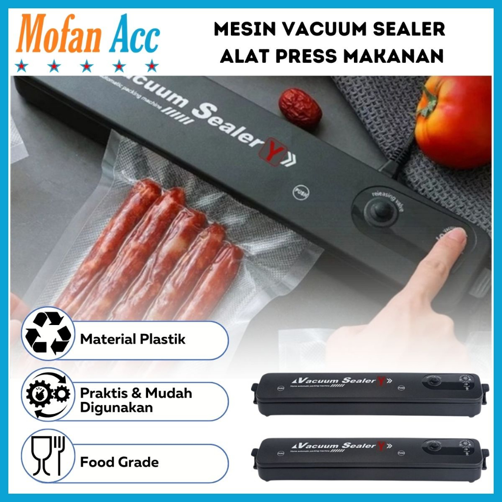 Jual Vakum Sealer Makanan - Mesin Press Plastik Perekat Kemas Tutup ...