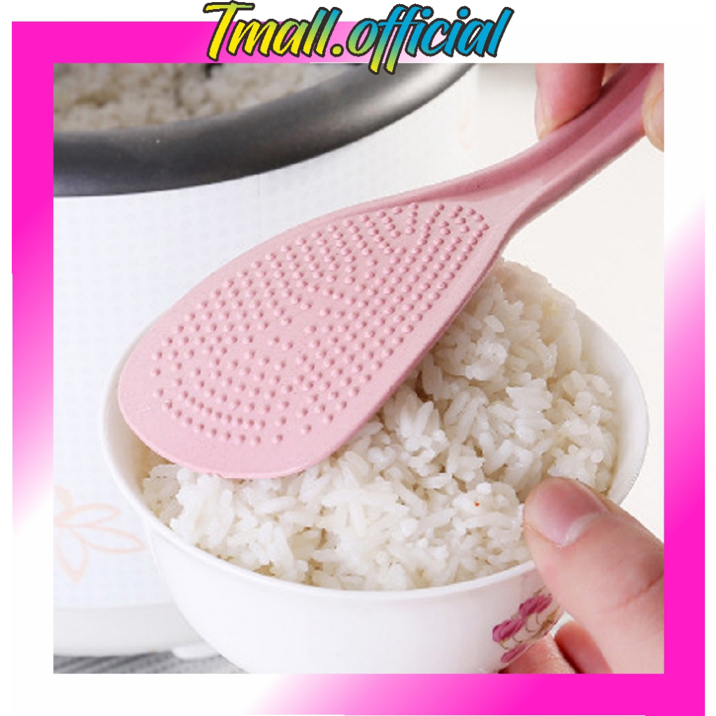 Jual TMALL Jerami Gandum Eco Rice Spoon | Centong Nasi Ajaib R976 ...