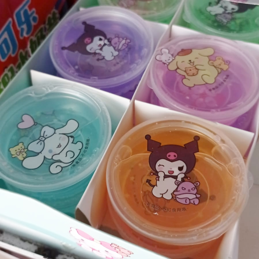 Jual Slime Sanrio Kuromi Cinnamoroll Pompourin | Shopee Indonesia