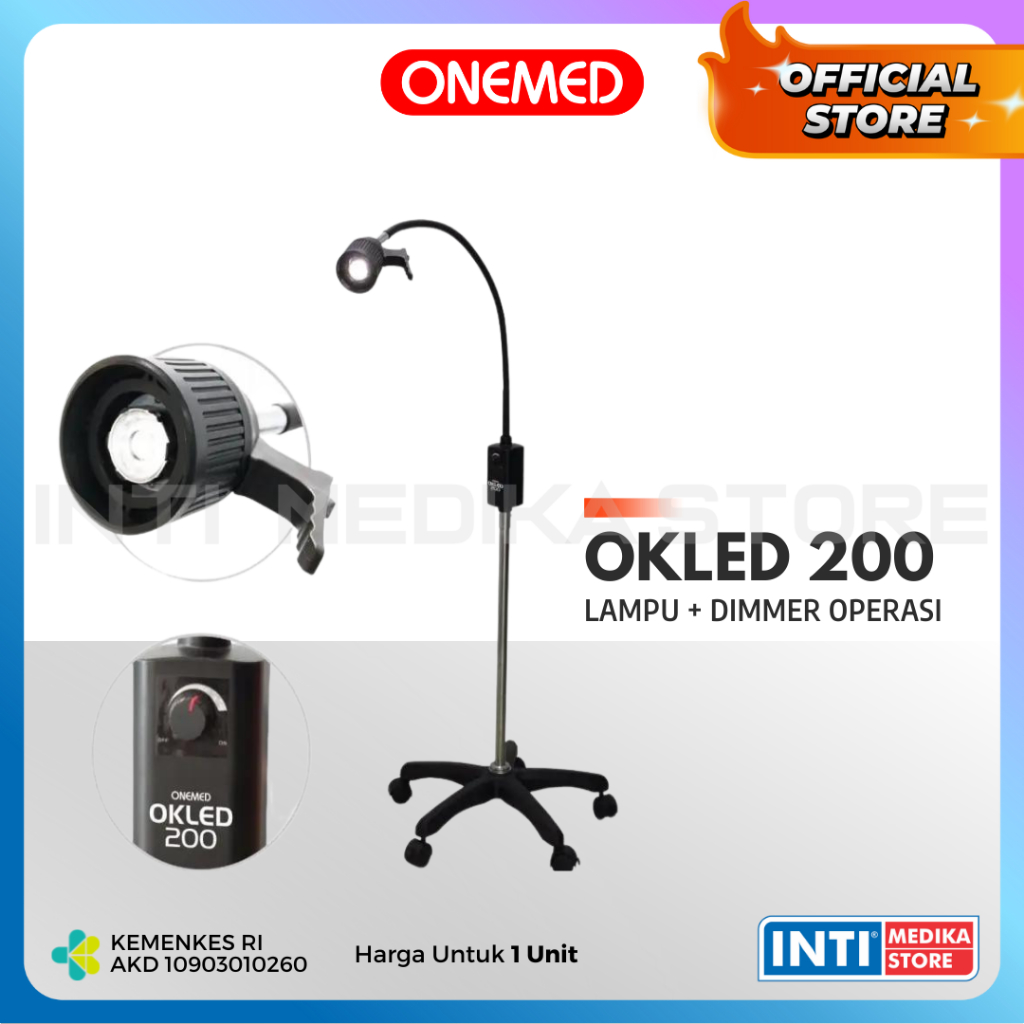 Jual ONEMED - Lampu Periksa / Lampu + Dimmer OKLED 200 One Med | Shopee Indonesia