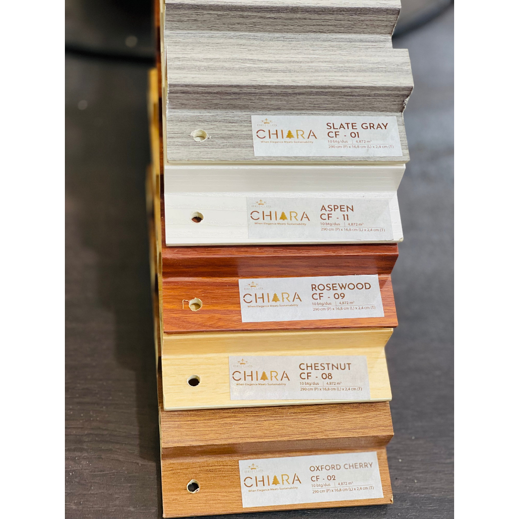 Jual Wall Panel WPC 3D Panjang 1,45 Meter Per PCS Kisi Kayu WPC PVC ...