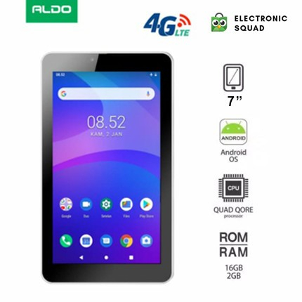 Jual ALDO T7Q T70Q TABLET 3G/4G LTE RAM 2GB ROM 16 ANDROID 7 INCHI NEW ...