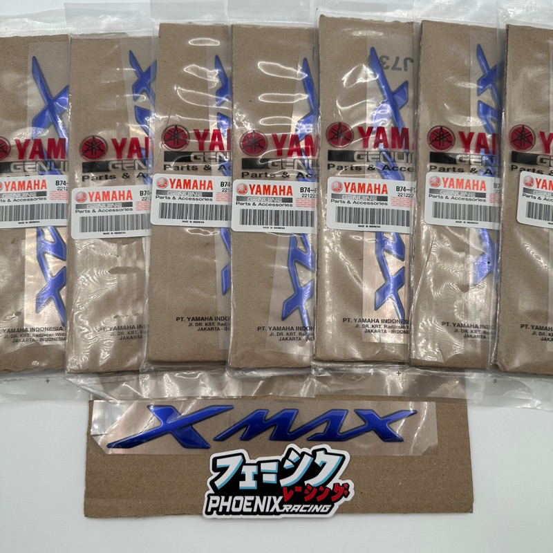 Jual Emblem XMAX Warna Biru Original Yamaha B74 Xmax 300 Thailand ...