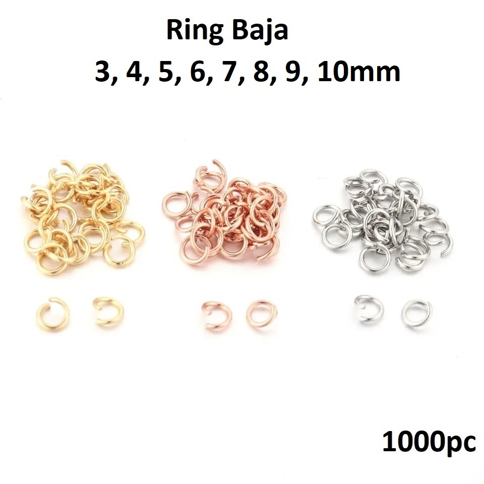 Jual Ring Baja Uk 3,4,5,6,7,8,9,10mm Harga/1000pc | Shopee Indonesia