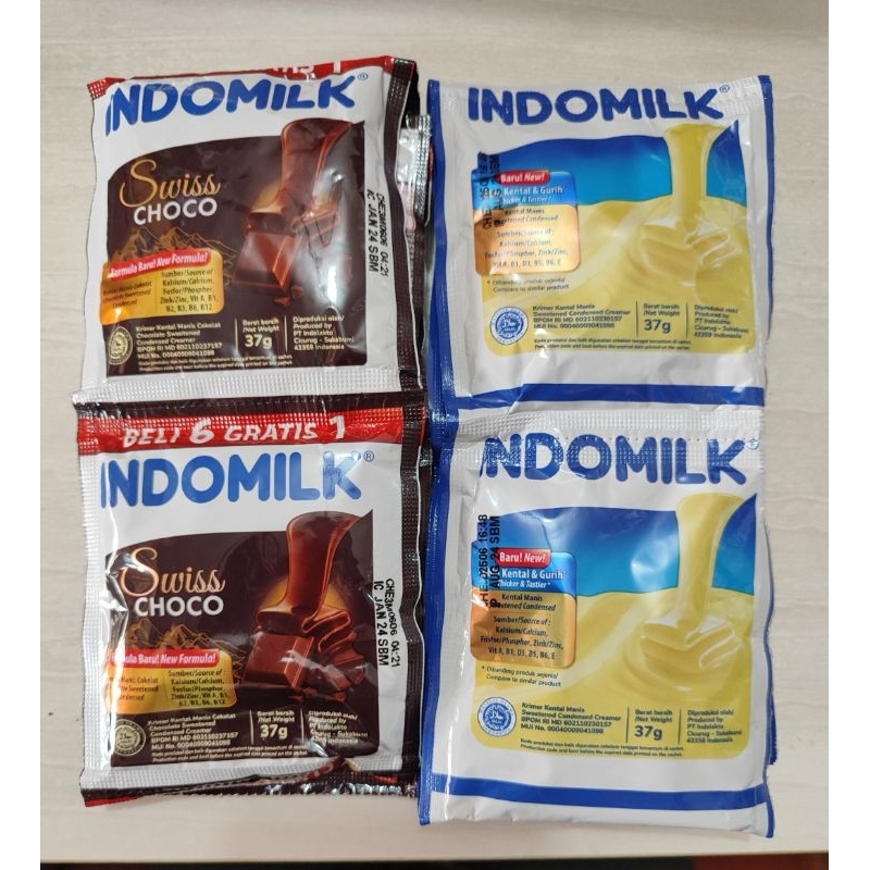 Jual indomilk sachet 1pak isi 6pcs | Shopee Indonesia
