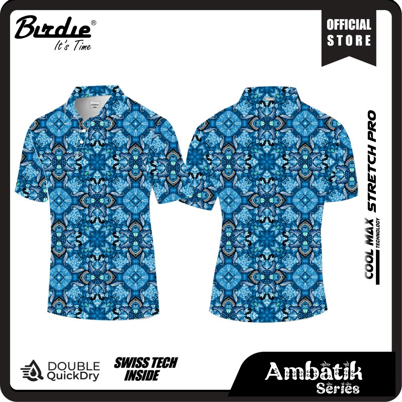 Jual Baju Polo Shirt Golf Polyester Dry Fit CoolMax-Ambatik Series #7 ...