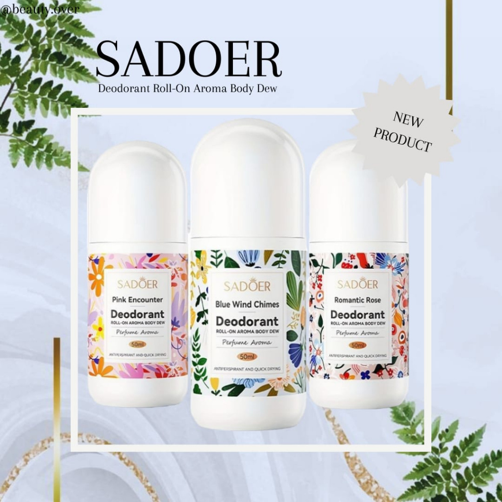 Jual SADOER Deodorant Roll On 50ml | esensi segar lotion tubuh | Shopee Indonesia