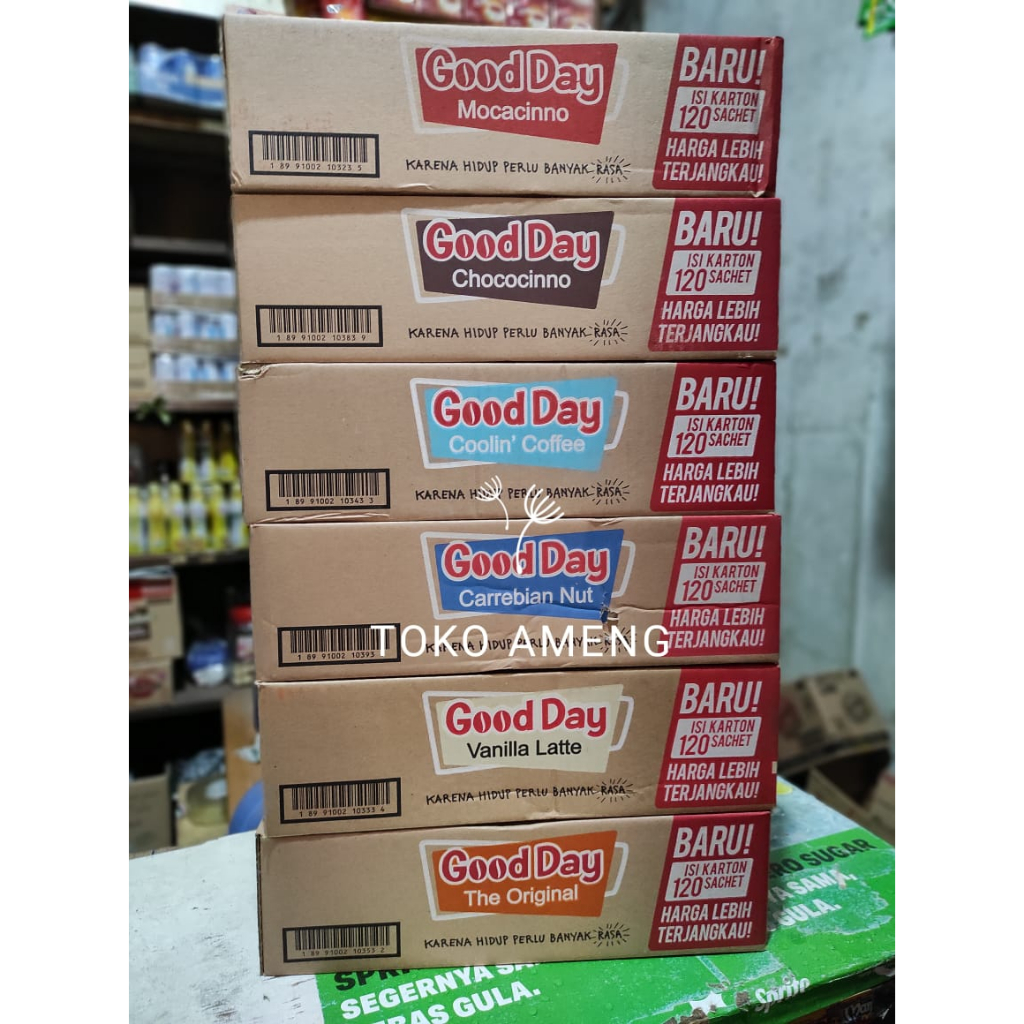 Jual Good Day Kopi Instan 3 in 1 - 1 DUS (120 sachet) | Shopee Indonesia