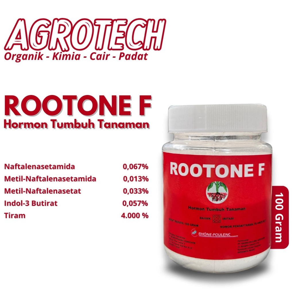 Jual ROOTONE F Hormon Serbuk Tumbuh Tanaman | Shopee Indonesia