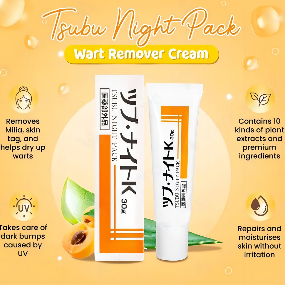 Jual Tsubu Night Pack Penghilang Lemak Mata 30g /Tsubu Night Pack Krim ...