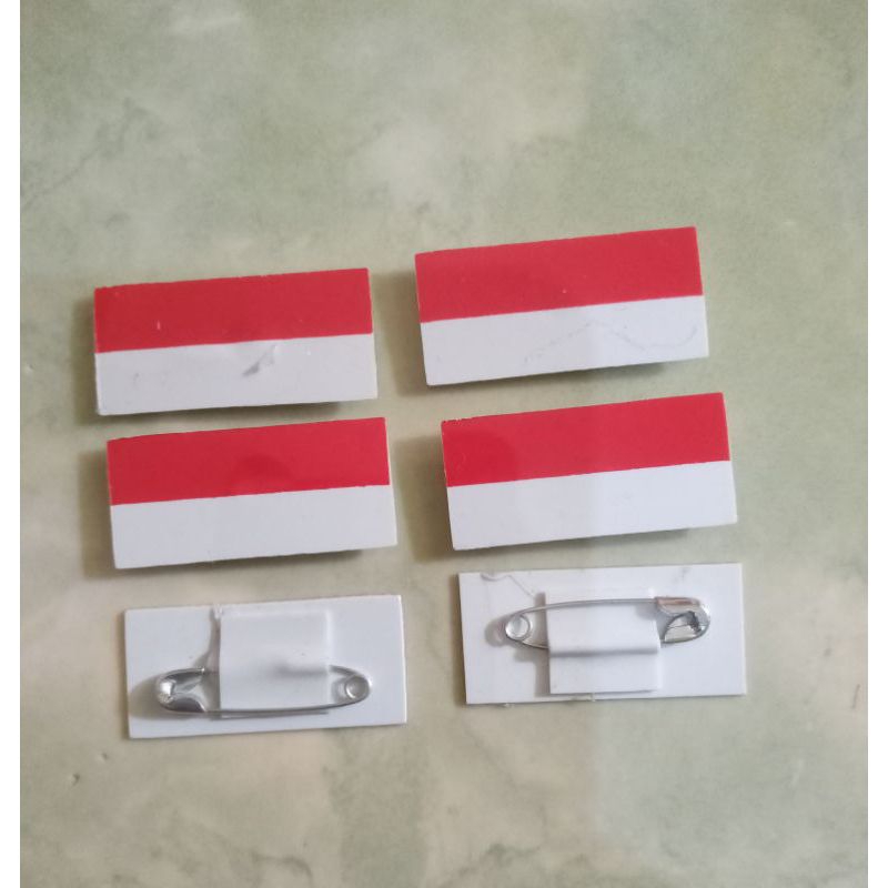 Jual PIN Bendera Merah Putih Berkibar, Datar, Logam dan Mika | Shopee ...
