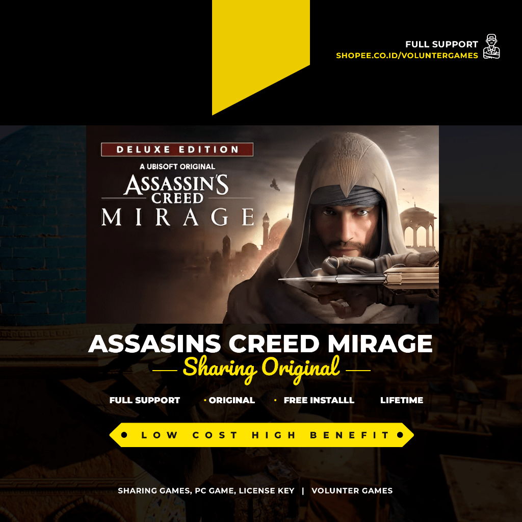 Jual ASSASINS CREED MIRAGE DELUXE EDITION PC ORIGINAL | Shopee Indonesia