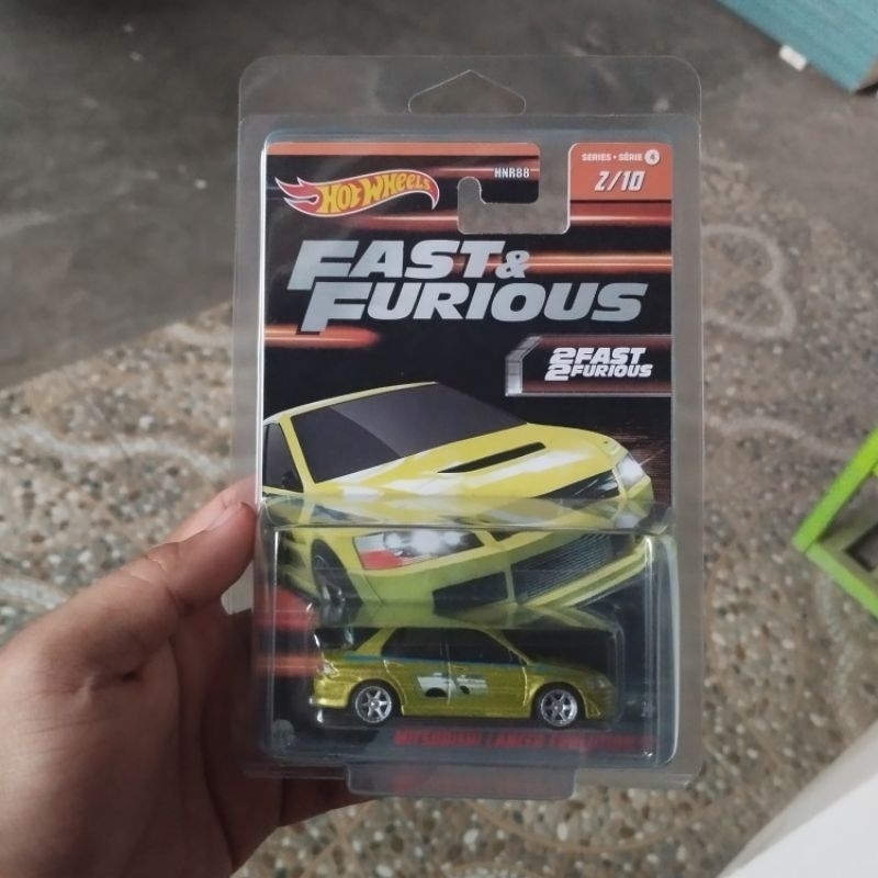 Jual Hot Wheels - Mitsubishi Lancer Evo VII Fast Furious Kuning ...