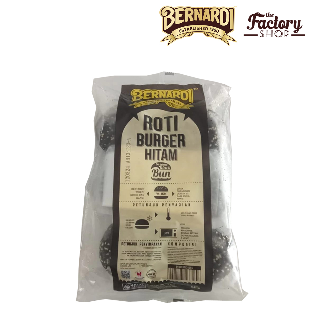 Jual BERNARDI ROTI BURGER HITAM WIJEN 6BJ (9930101143) | Shopee Indonesia