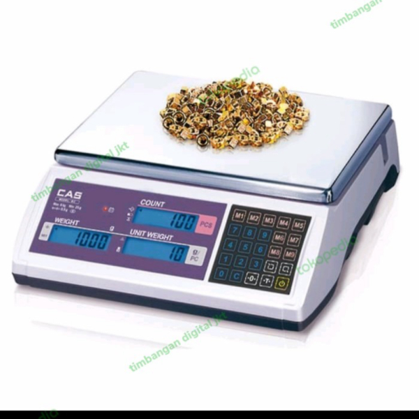 Jual TIMBANGAN CAS EC - II SMART COUNTING SCALE / HITUNG BAUT / PCS 3KG Berkualitas | Shopee ...