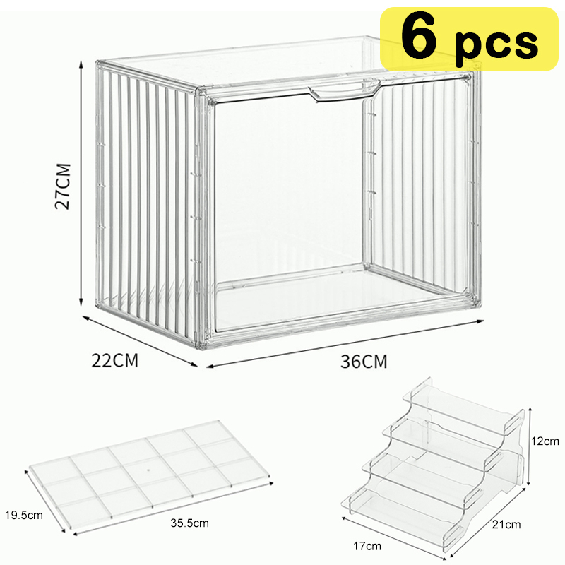 Jual HEINO Transparent Storage Display Box Rak Tas Kotak Penyimpanan ...