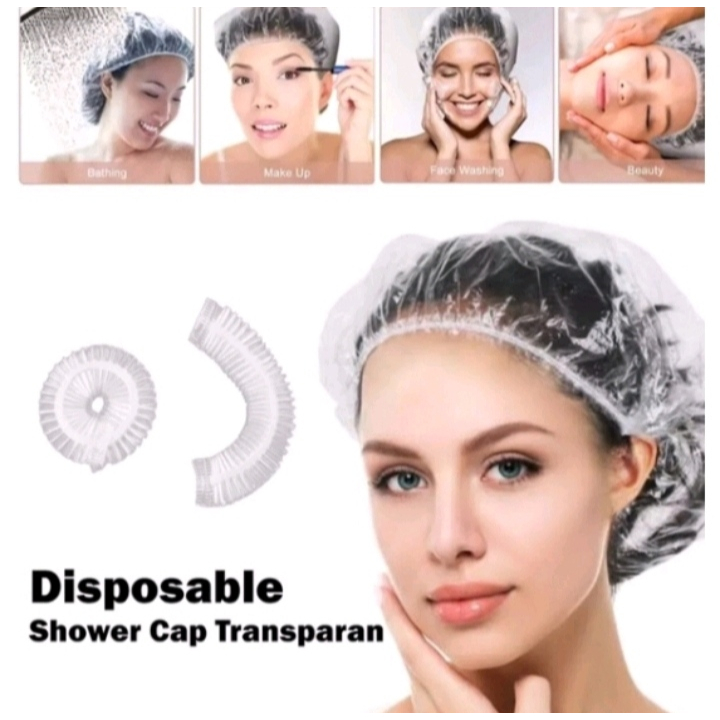 Jual PENUTUP RAMBUT KEPALA PLASTIK MANDI PELINDUNG CAT RAMBUT HAIR CAP ...