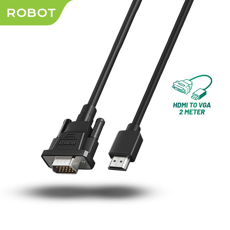 Jual KABEL KONEKTOR ROBOT RHVC02 Kabel HDMI TO VGA High Resolution ...