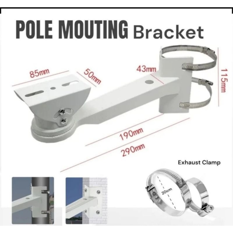 Jual BRACKET CCTV TIANG TEMBOK OUTDOOR INDOOR | Shopee Indonesia