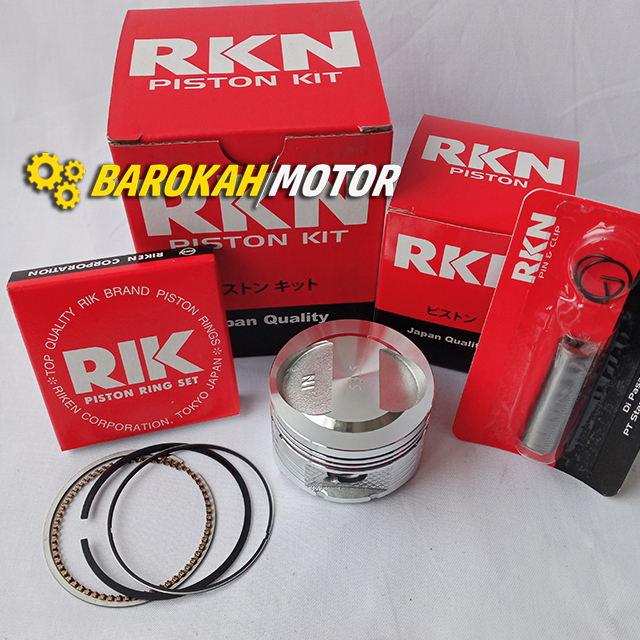 Jual PISTON KIT SEHER SET RKN JUPITER Z XB VEGA R NEW Diameter 53.5 54 ...