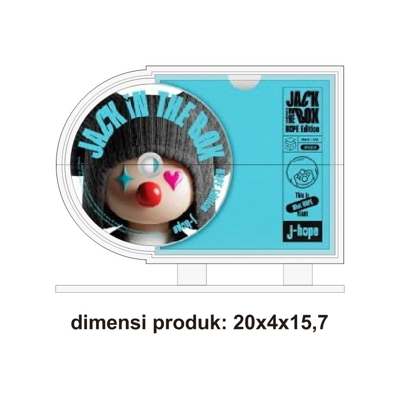 Jual J HOPE BTS JACK IN THE BOX HOPE EDITION / Rak CD JHOPE BTS JITB HOPE EDITION / Special Rak ...