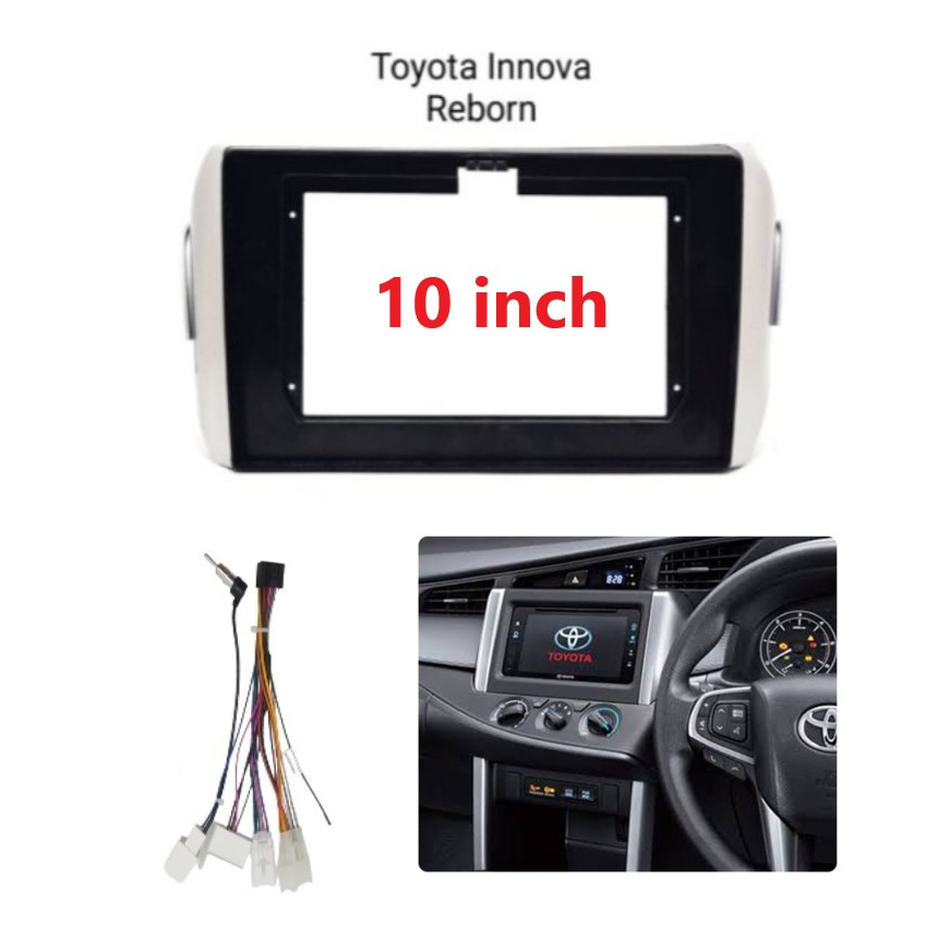 Jual Frame Head Unit Android 10 inch Toyota Innova Reborn RHD 2016 ...