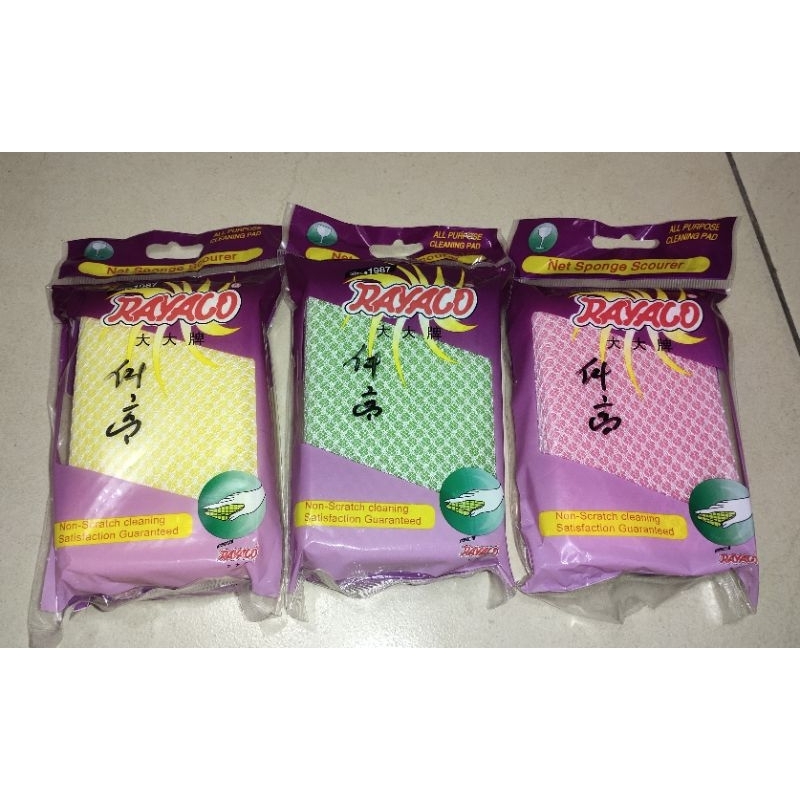 Jual Sponge net cuci piring( Rayaco 720) /bks(1pc) | Shopee Indonesia