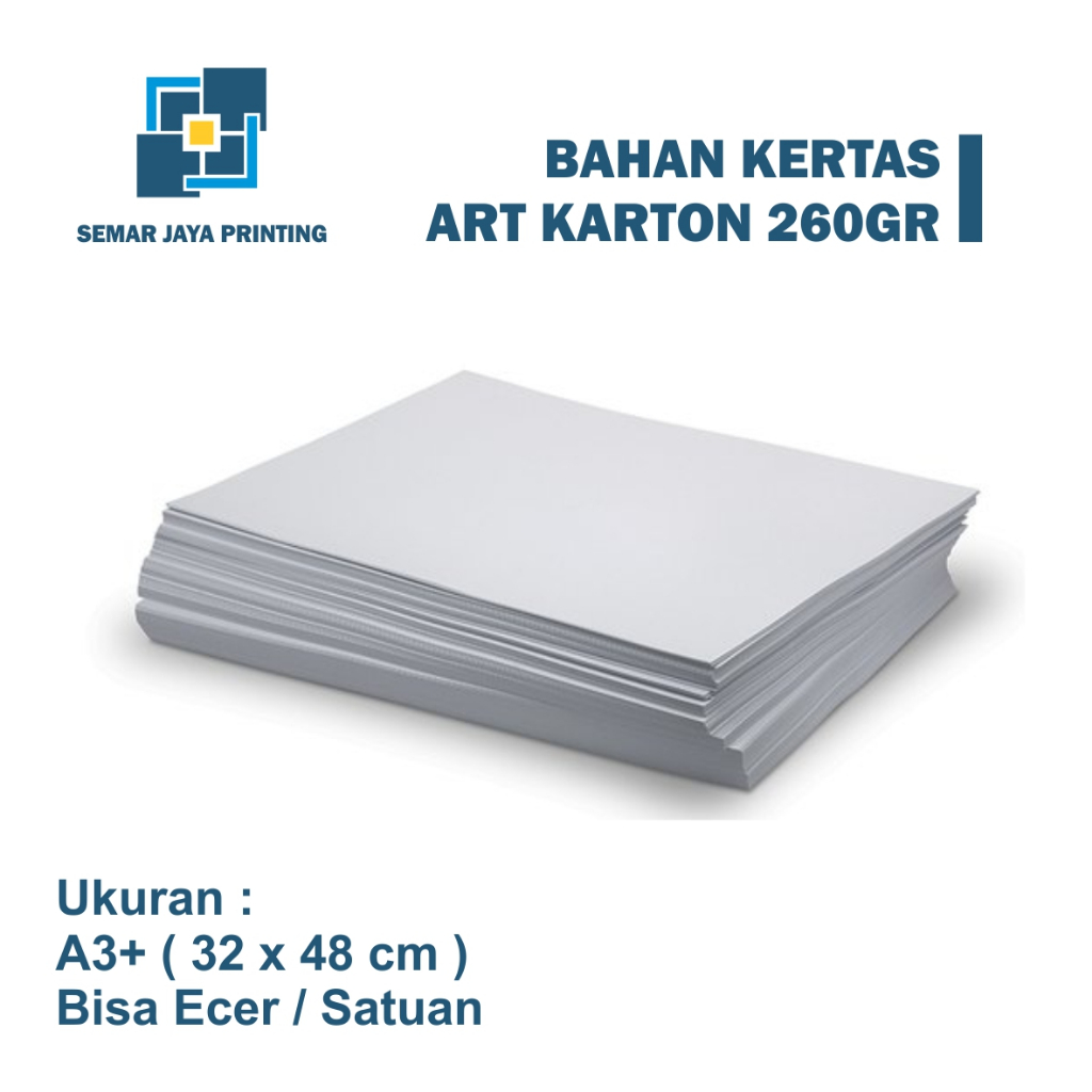 Jual BAHAN KERTAS ART KARTON 260GR BISA ECER ATAU SATUAN | Shopee Indonesia