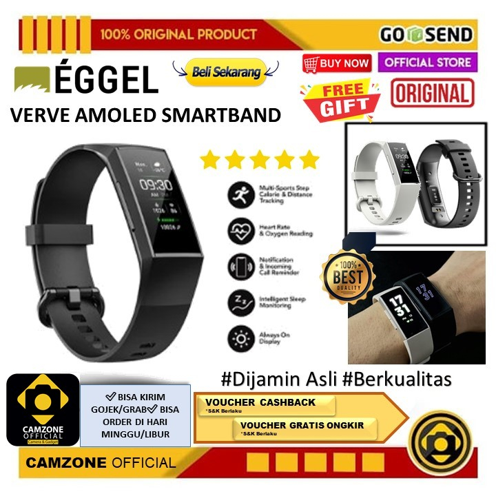 Jual Eggel Verve Amoled Smartband / Smart Band / Smartwatch / Smart ...