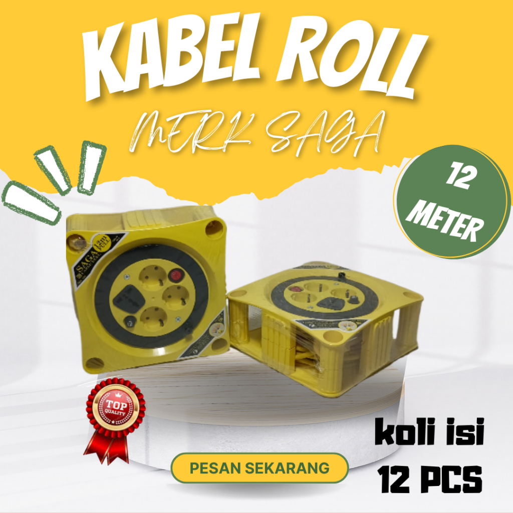 Jual KABEL ROLL 12 M SAGA | Shopee Indonesia