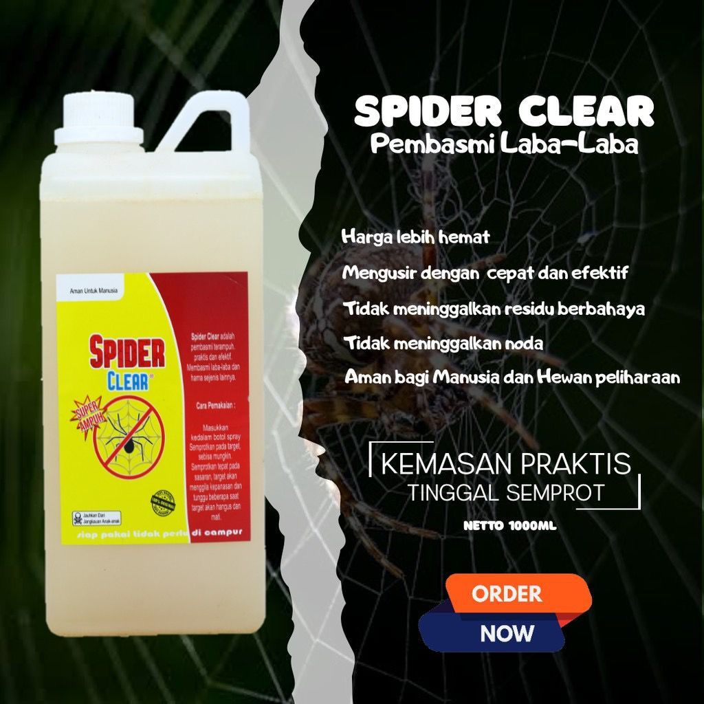 Jual Pembasmi labalaba/ Spider Clear Racun Pembasmi labalaba | Shopee ...