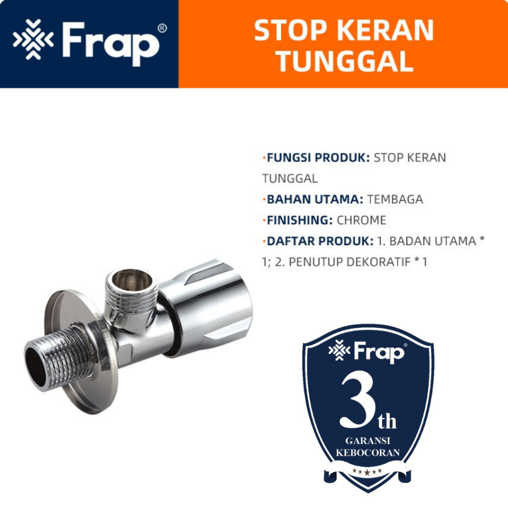 Jual FRAP F7302 Stop Valve / Stop Kran Tunggal | Shopee Indonesia