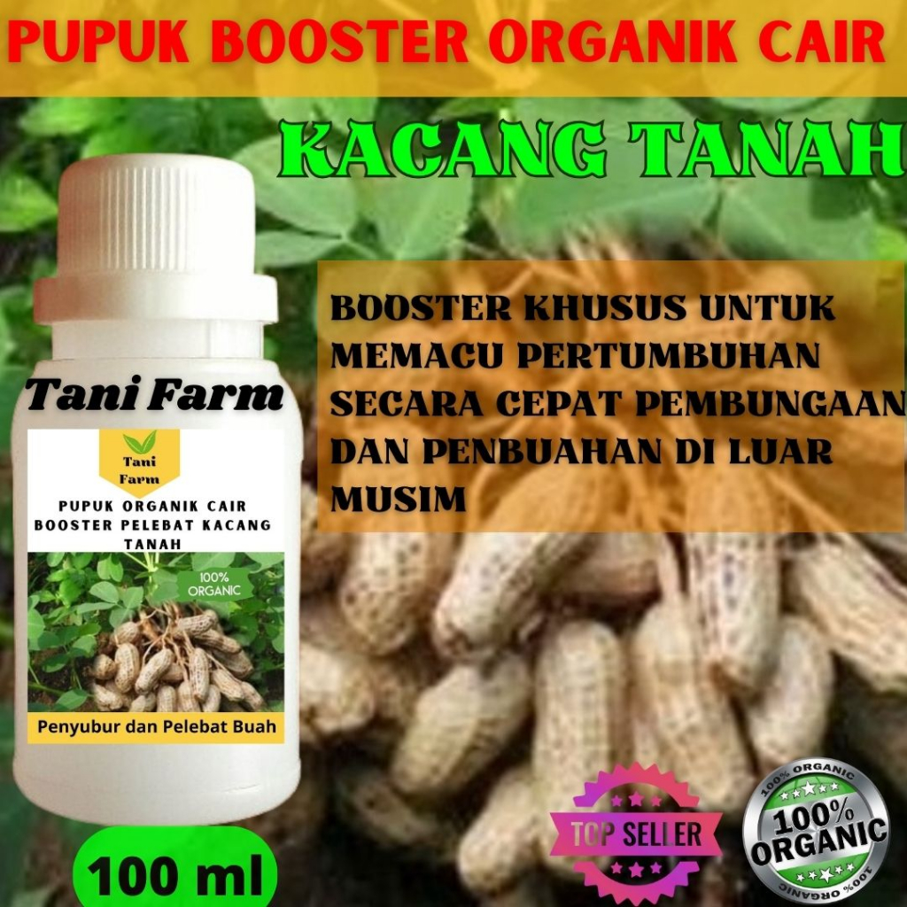 Jual Pupuk Booster Kacang Tanah Pelebat Buah dan Anti Rontok / Pupuk Booster Kacang Tanah ...