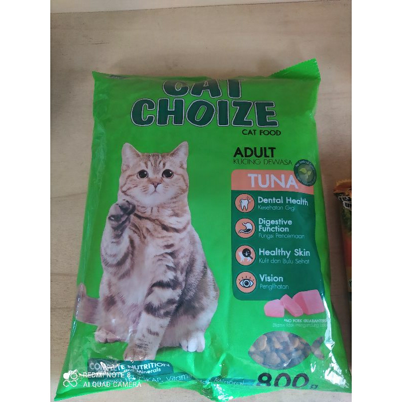 Jual Cat Choize Adult Tuna Cat Food 800Gram/Makanan Kucing Halal/No ...