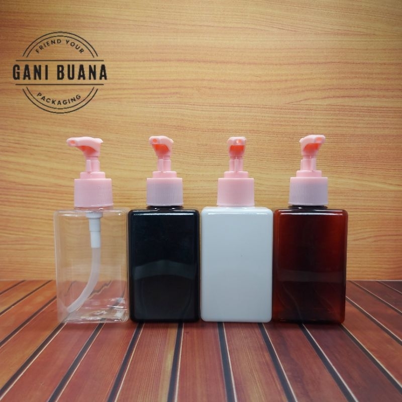 Jual BOTOL PUMP 100ML KOTAK TUTUP PUMP CLIP PING/BOTOL BOKO 100ML/BOTOL PUMP 100ML PET | Shopee ...