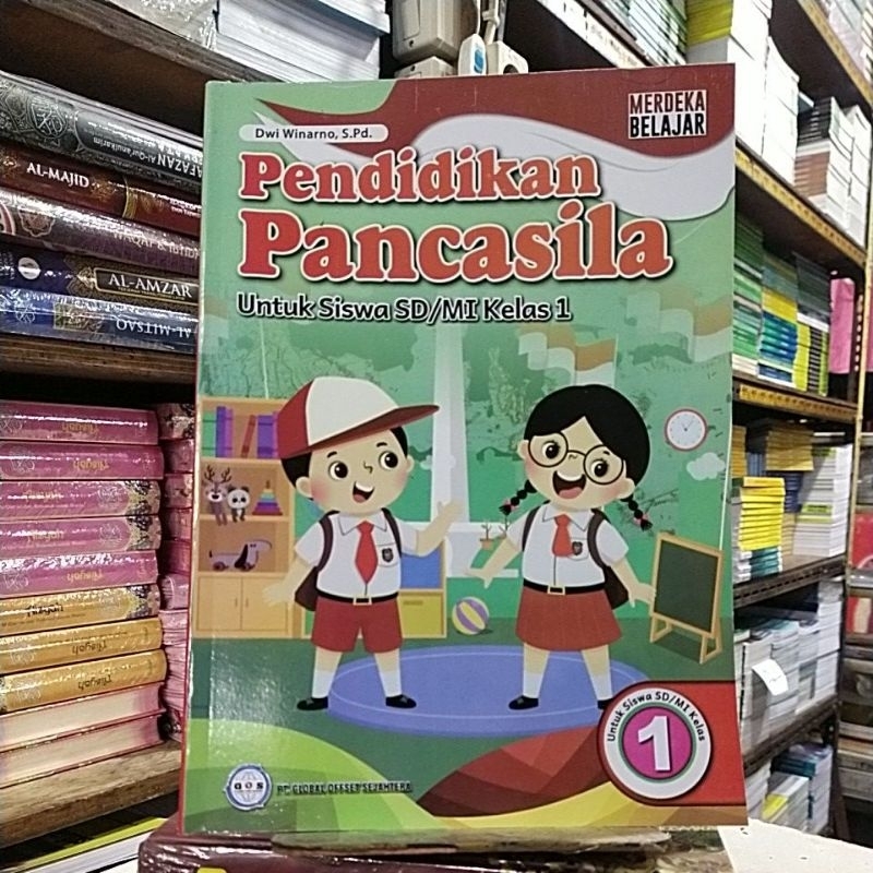 Jual BUKU PAKET PENDIDIKAN PANCASILA UNTUK KELAS 1,2,4,5 SD ( DWI ...